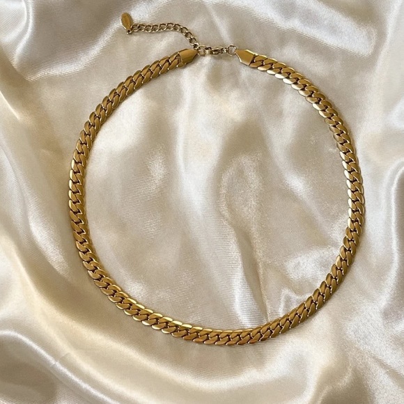 Jewelry | Waterproof Gold Plated Chain Necklace | Poshmark